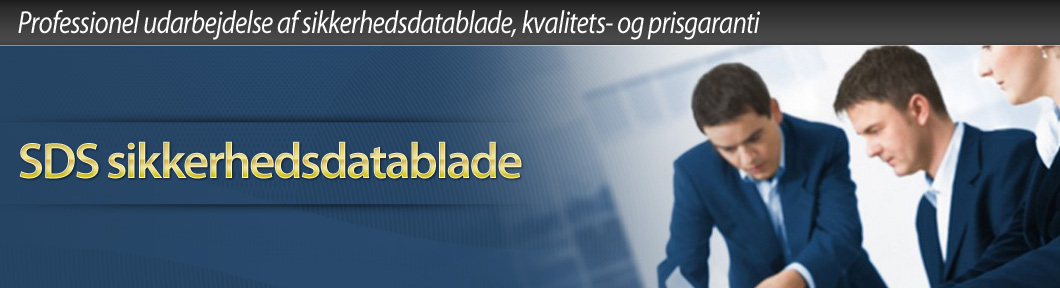 SDS Sikkerhedsdatablade - Regler for sikkerhedsdatablade